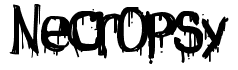 Necropsy: Free Font Download | MaisFontes
