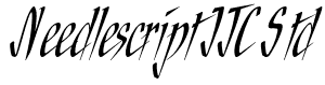 Needlescript ITC Std: Free Font Download | MaisFontes