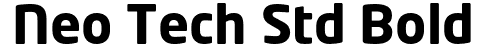 Neo Tech Std Bold Font: Free Download | MaisFontes