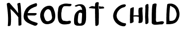 Neocat Child: Free Font Download | MaisFontes