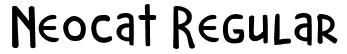 Neocat Regular: Free Font Download | MaisFontes