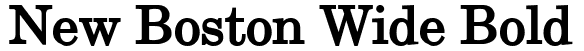 New Boston Wide Bold Font: Free Download | MaisFontes