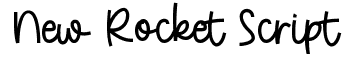 New Rocket Script: Free Font Download | MaisFontes