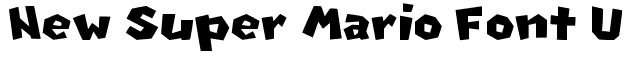 New Super Mario Font U: Free Font Download | MaisFontes