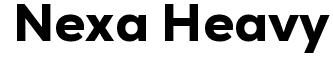 Nexa Heavy Font: Free Download | MaisFontes