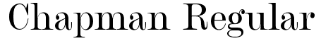 Chapman Regular Font: Free Download | MaisFontes