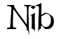 Nib: Free Font Download | MaisFontes