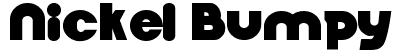 Nickel Bumpy: Free Font Download | MaisFontes
