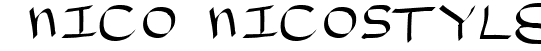 Nico NicoStyle: Free Font Download | MaisFontes