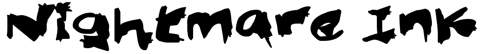 Nightmare Ink: Baixar Fonte Grátis | MaisFontes
