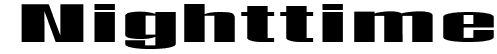 Nighttime: Free Font Download | MaisFontes