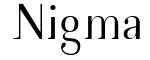Nigma: Free Font Download | MaisFontes