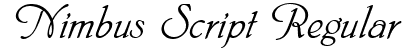 Nimbus Script Regular: Free Font Download | MaisFontes