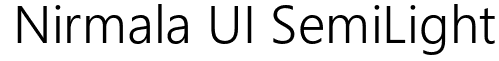 Nirmala UI Font: Free Download | MaisFontes