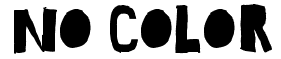 No Color: Free Font Download | MaisFontes
