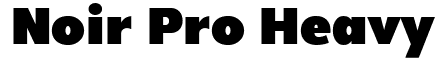 Noir Pro Font: Free Download | MaisFontes