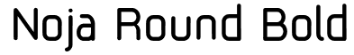 Noja Round Bold: Free Font Download | MaisFontes
