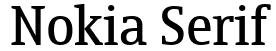Nokia Serif Font: Free Download | MaisFontes