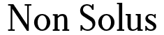 Non Solus: Free Font Download | MaisFontes