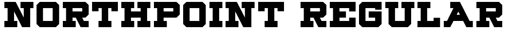 Northpoint Regular Font: Free Download | MaisFontes