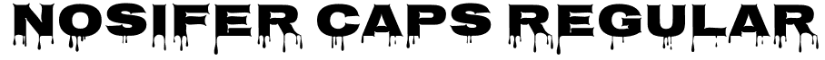 Nosifer Font: Free Download | MaisFontes