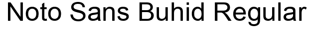 Noto Sans Buhid Regular: Free Font Download | MaisFontes