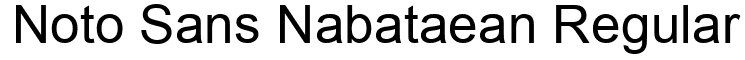 Noto Sans Nabataean Regular Font: Free Download | MaisFontes