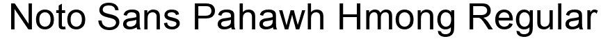 Noto Sans Pahawh Hmong Regular: Free Font Download | MaisFontes