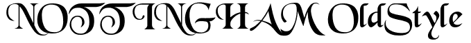 NOTTINGHAM OldStyle: Free Font Download | MaisFontes