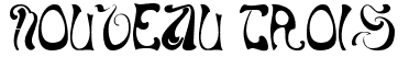 Nouveau Trois: Free Font Download | MaisFontes