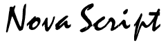 Nova Script: Free Font Download | MaisFontes
