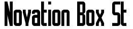 Novation Box St: Free Font Download | MaisFontes