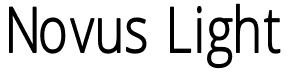 Novus Light: Free Font Download | MaisFontes