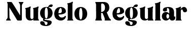 Nugelo Regular: Free Font Download | MaisFontes