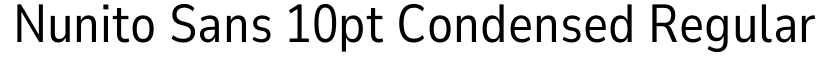 Nunito Sans 10pt Condensed Regular Font: Free Download | MaisFontes