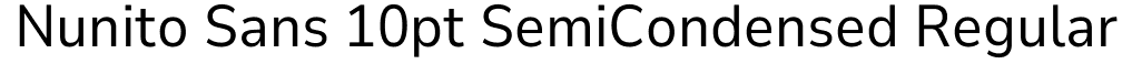 Nunito Sans 10pt SemiCondensed Regular Font: Free Download | MaisFontes