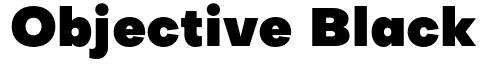 Objective Black: Download Free Font | MaisFontes