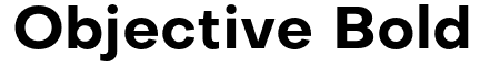 Objective Black: Download Free Font | MaisFontes