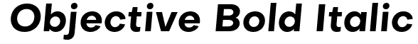Objective Bold: Free Font Download | MaisFontes