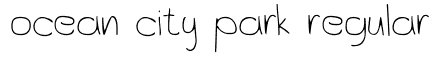 Ocean City Park Regular: Free Font Download | MaisFontes
