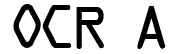 OCR A Std: Free Font Download | MaisFontes