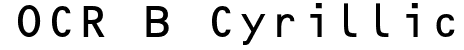 OCR B: Descargar Fuente Gratis | MaisFontes