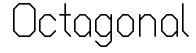 Octagonal Font: Free Download | MaisFontes