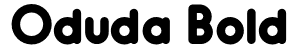 Oduda Bold: Free Font Download | MaisFontes