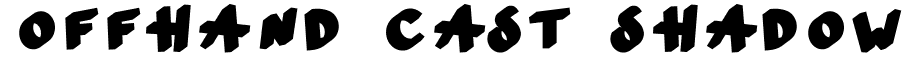 Offhand Cast Shadow: Free Font Download | MaisFontes
