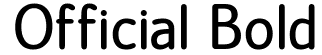 Official Bold Font: Free Download | MaisFontes