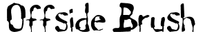 Offside Brush: Free Font Download | MaisFontes