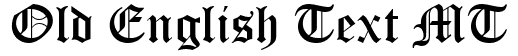Old English Text MT Font: Free Download | MaisFontes