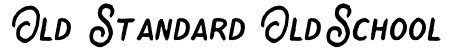 Old Standard Font: Free Download | MaisFontes