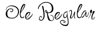 Ole Regular: Free Font Download | MaisFontes